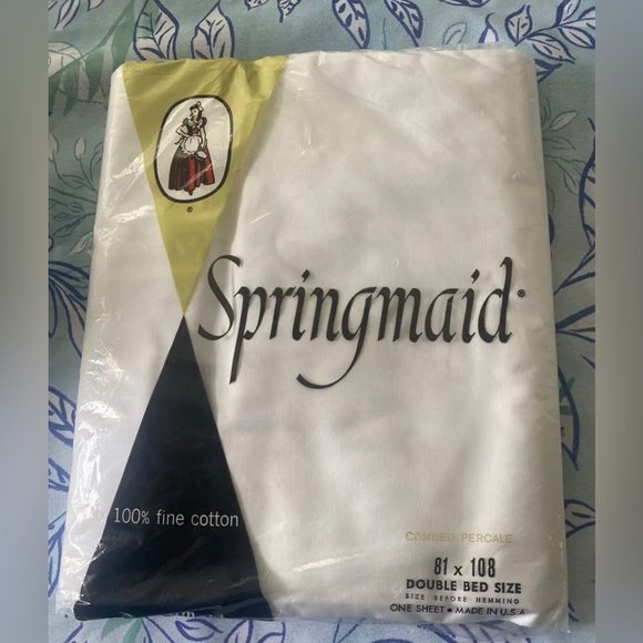 Springmaid | Bedding | Vintage Springmaid Sheet Flat Double Bed Size ...